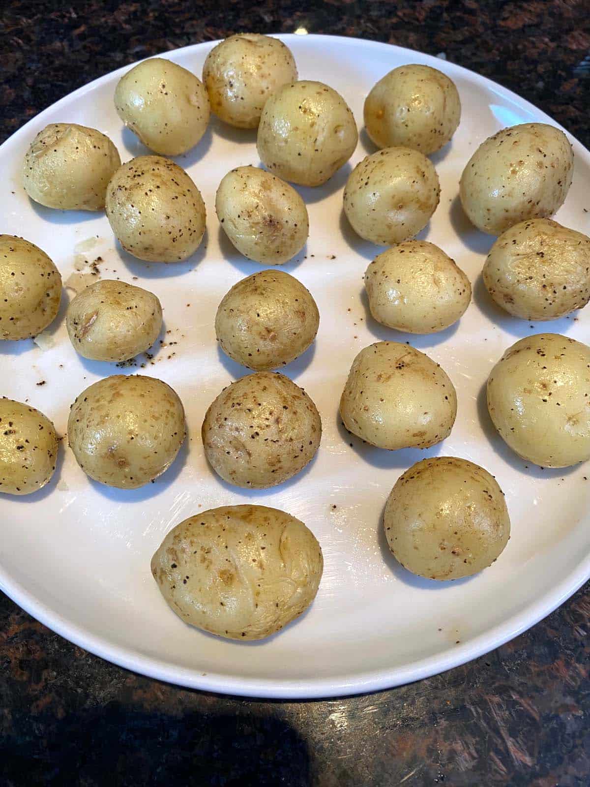 Microwave Small Potatoes – Melanie Cooks