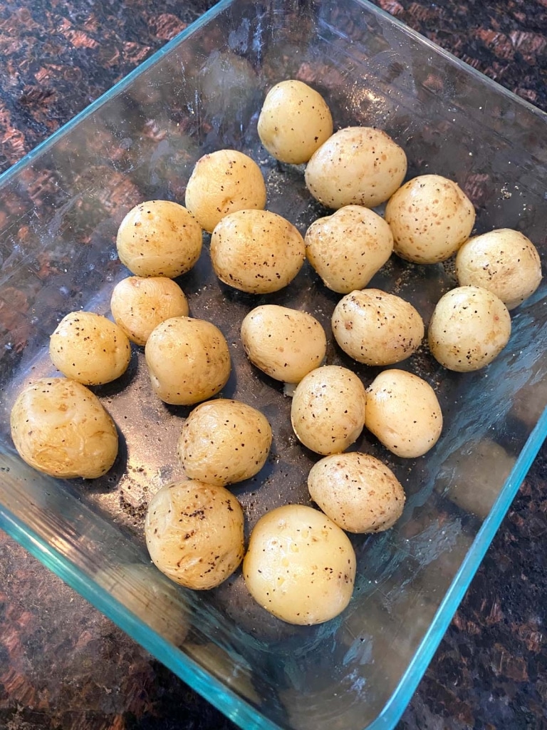 Microwave Small Potatoes – Melanie Cooks