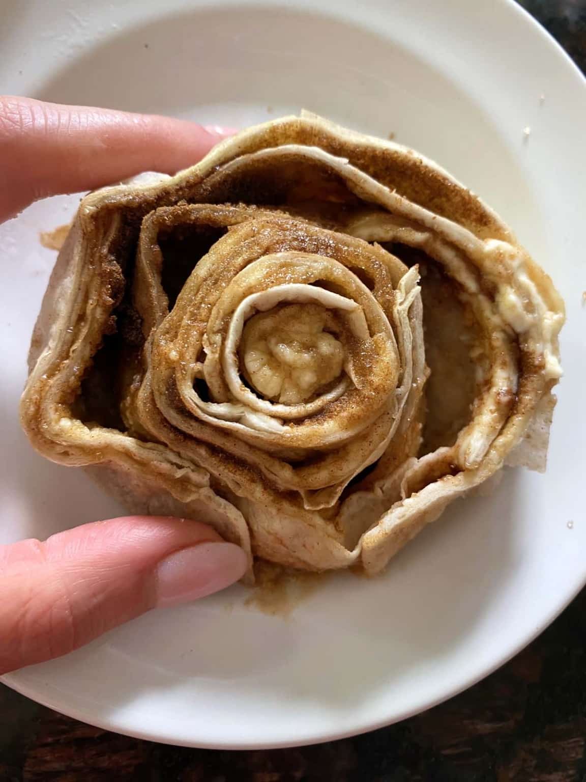 Tortilla Cinnamon Rolls In A Microwave – Melanie Cooks