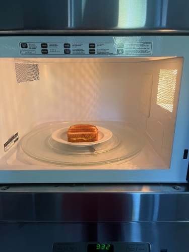 Microwave Grilled Cheese – Melanie Cooks