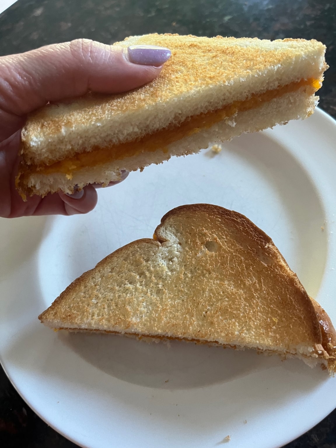 Microwave Grilled Cheese – Melanie Cooks