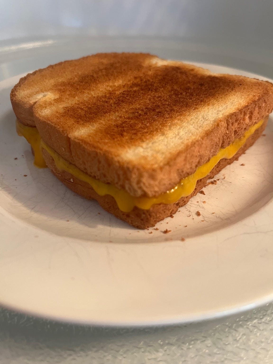 Microwave Grilled Cheese – Melanie Cooks
