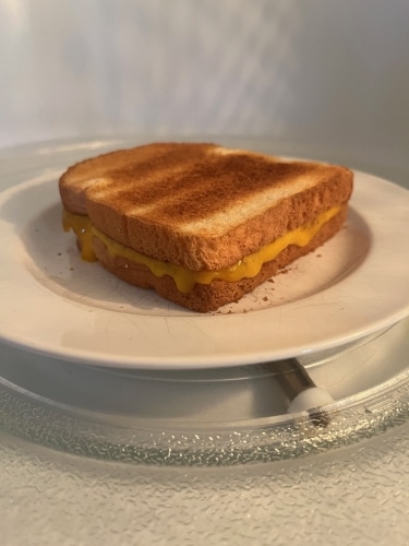 Microwave Grilled Cheese – Melanie Cooks