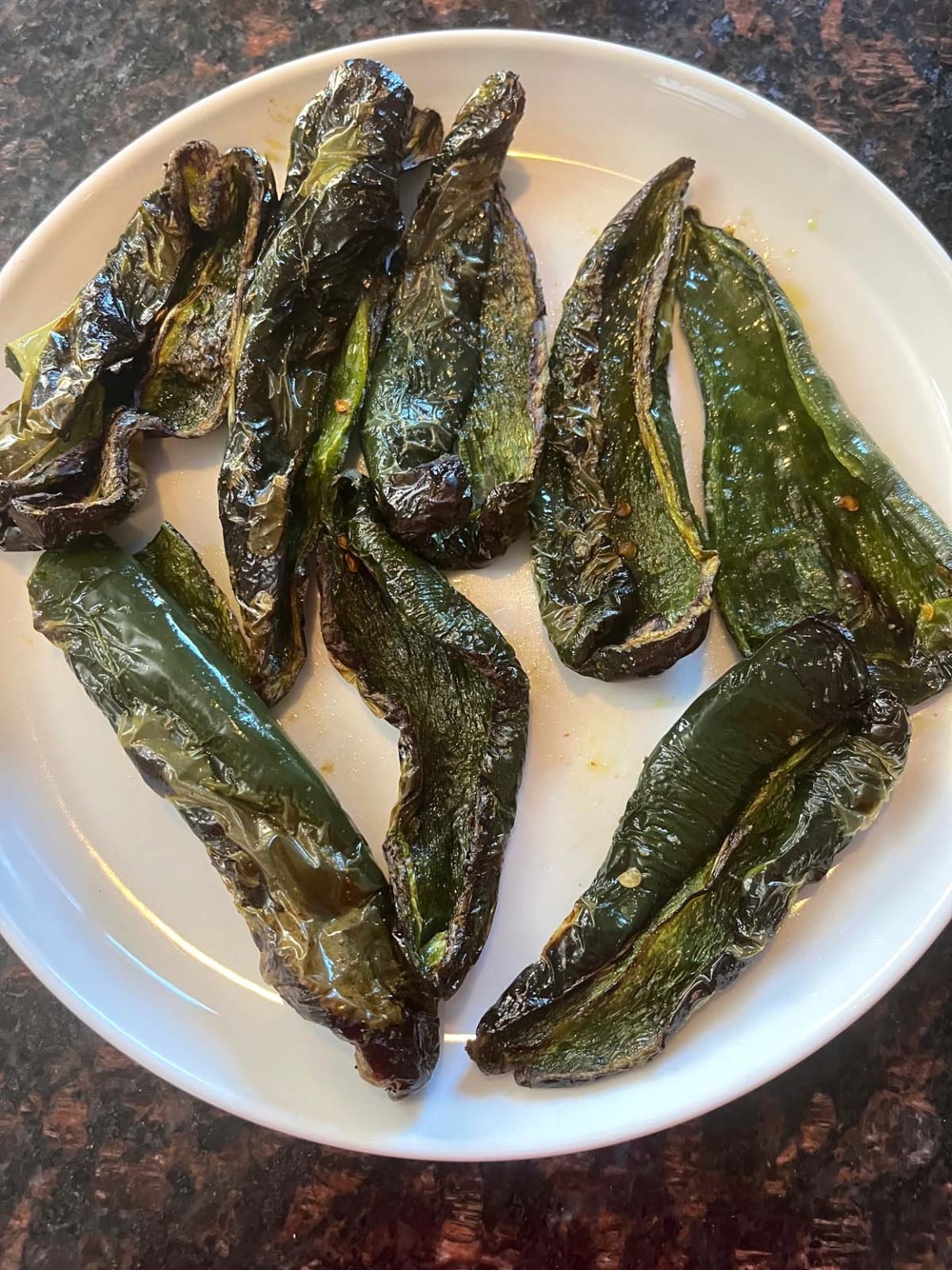 Air Fryer Roasted Poblano Peppers – Melanie Cooks