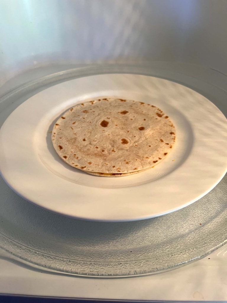 Microwave Cheese Quesadilla – Melanie Cooks