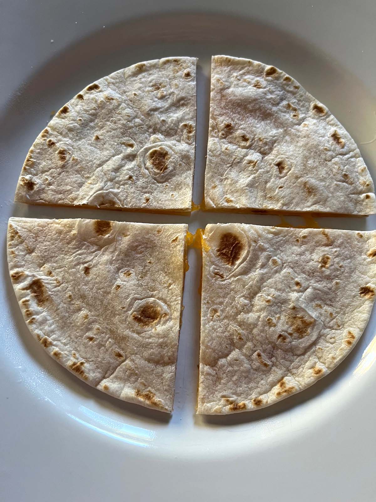 Microwave Cheese Quesadilla – Melanie Cooks