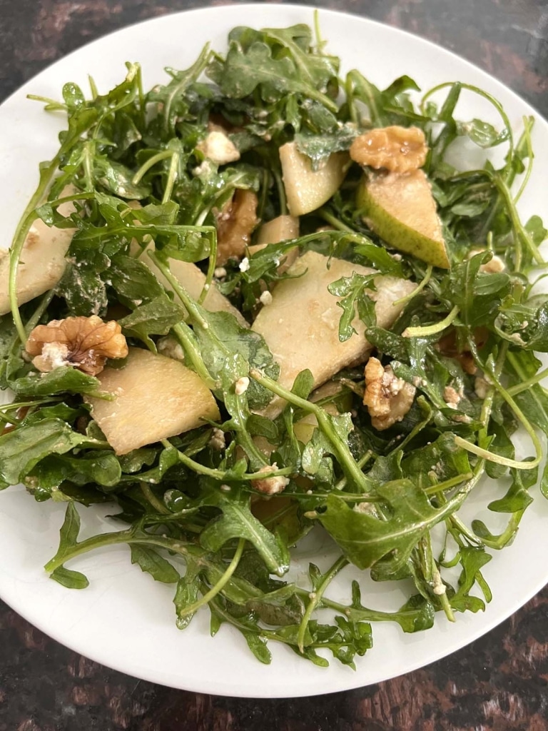 Arugula Pear And Goat Cheese Salad – Melanie Cooks