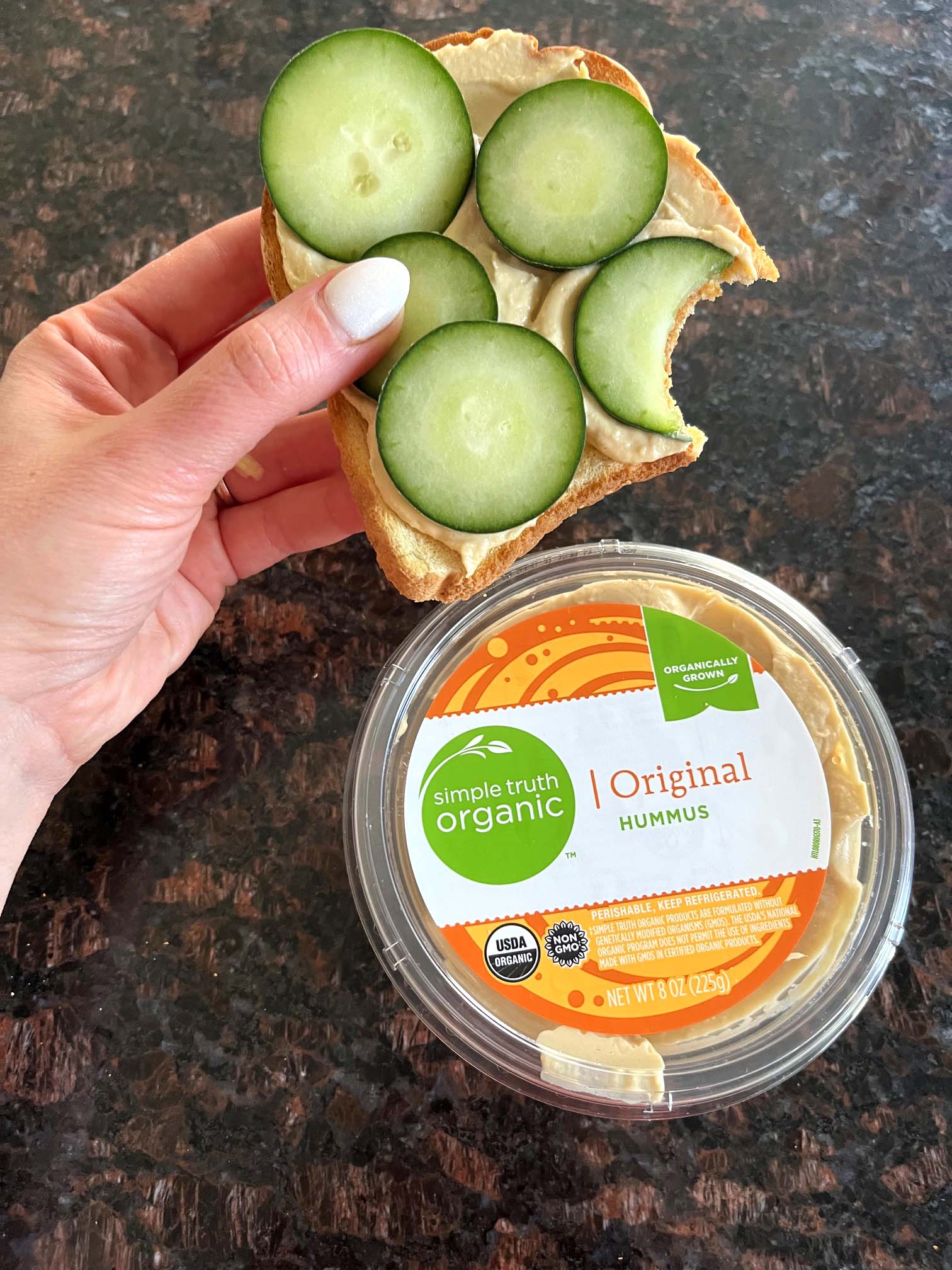 Hummus Toast – Melanie Cooks