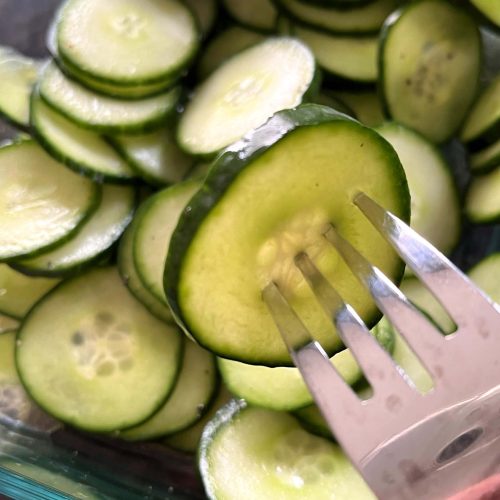 Marinated Cucumbers Recipe – Easy, Healthy and Crunchy – Melanie Cooks