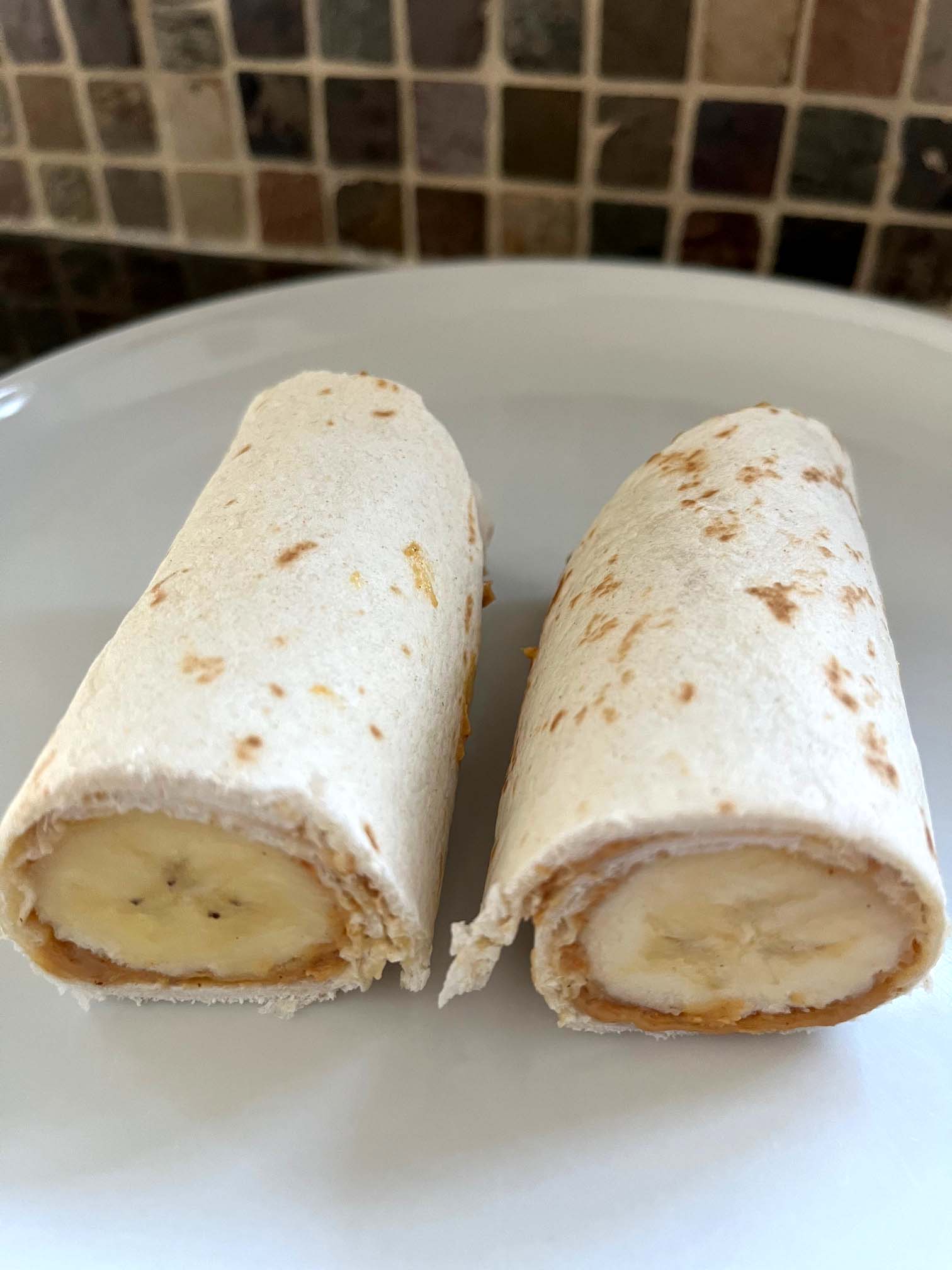 Peanut Butter Banana Tortilla Wrap – Easy Breakfast Recipe – Melanie Cooks