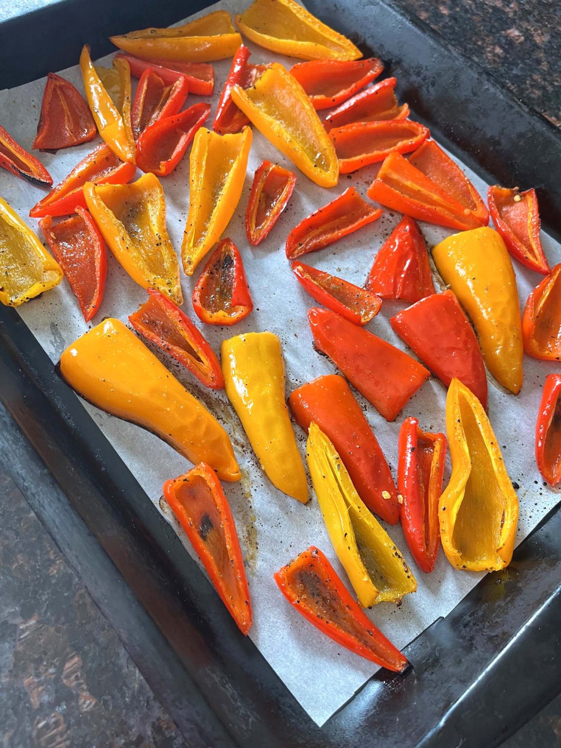 Roasted Sweet Mini Bell Peppers Recipe – Easy & Healthy! – Melanie Cooks