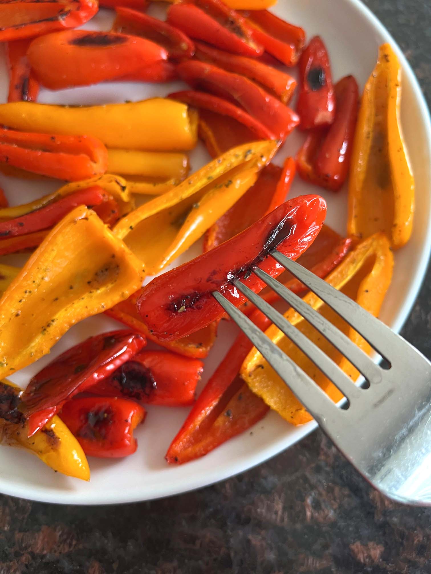 Roasted Sweet Mini Bell Peppers Recipe – Easy & Healthy! – Melanie Cooks
