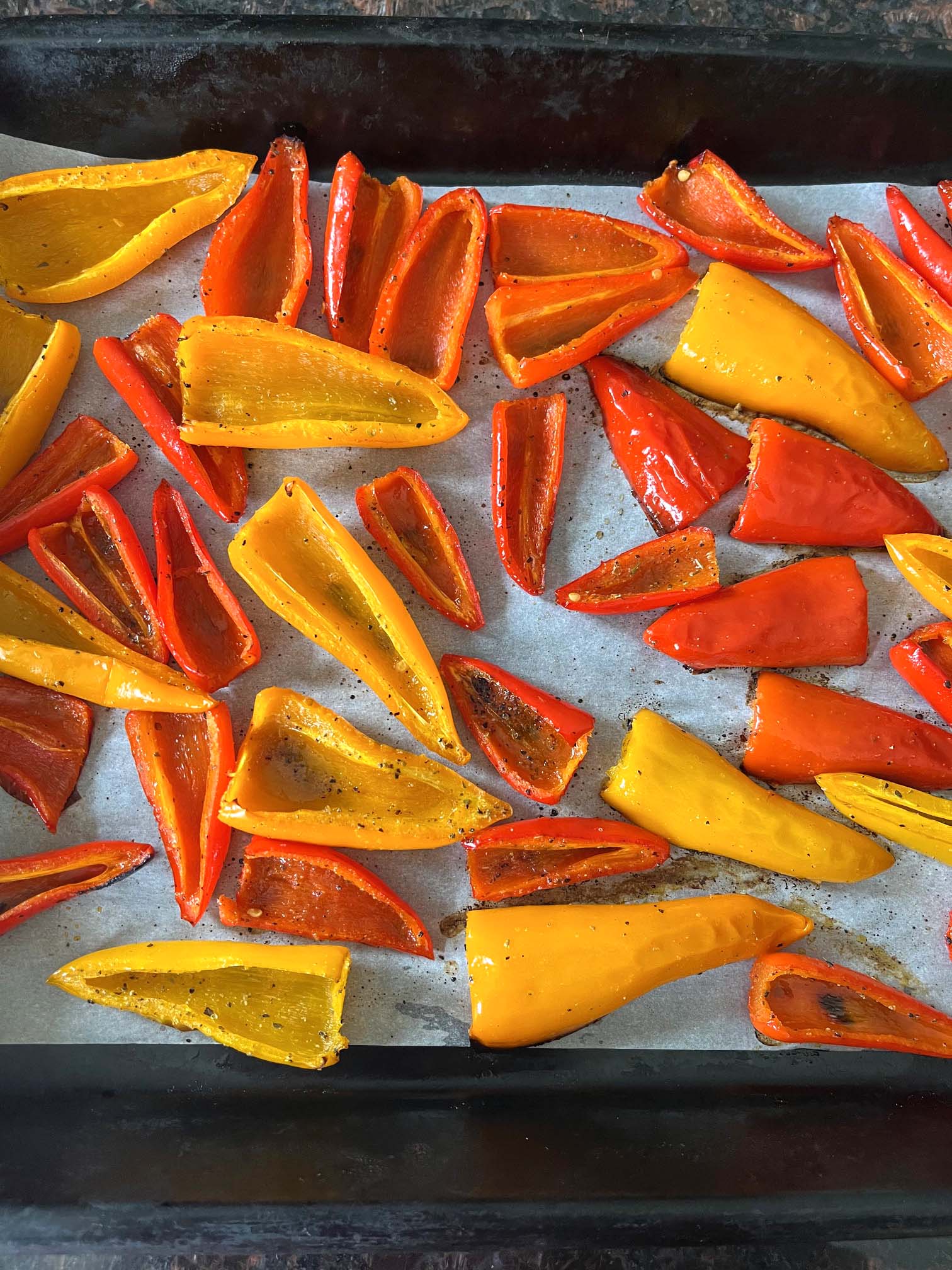 Roasted Sweet Mini Bell Peppers Recipe – Easy & Healthy! – Melanie Cooks