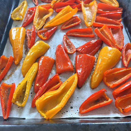 Roasted Sweet Mini Bell Peppers Recipe – Easy & Healthy! – Melanie Cooks