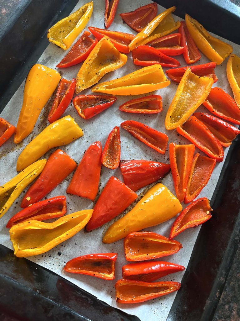 Roasted Sweet Mini Bell Peppers Recipe – Easy & Healthy! – Melanie Cooks