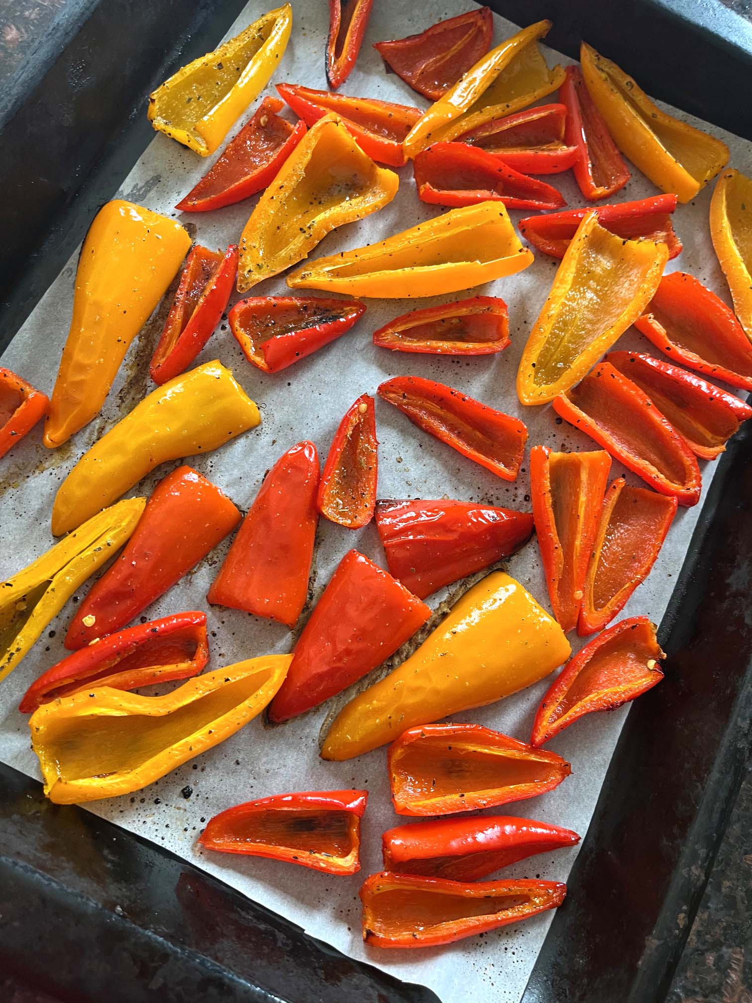 Roasted Sweet Mini Bell Peppers Recipe – Easy & Healthy! – Melanie Cooks