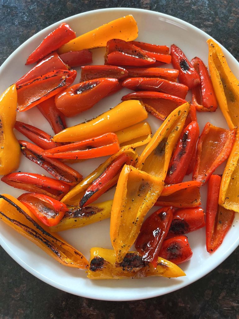 Roasted Sweet Mini Bell Peppers Recipe – Easy & Healthy! – Melanie Cooks