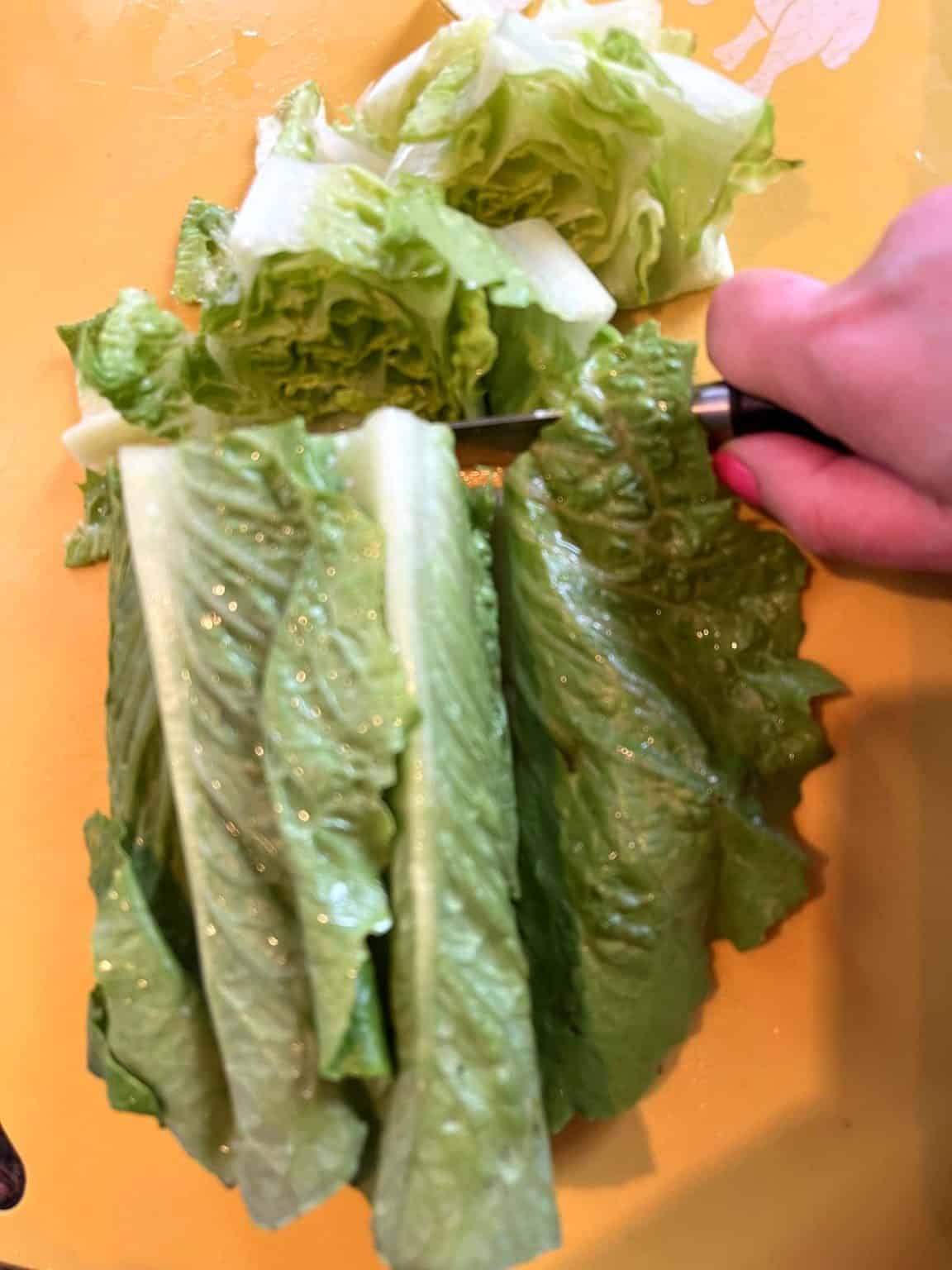 How to Properly Wash and Cut Romaine Lettuce – Melanie Cooks