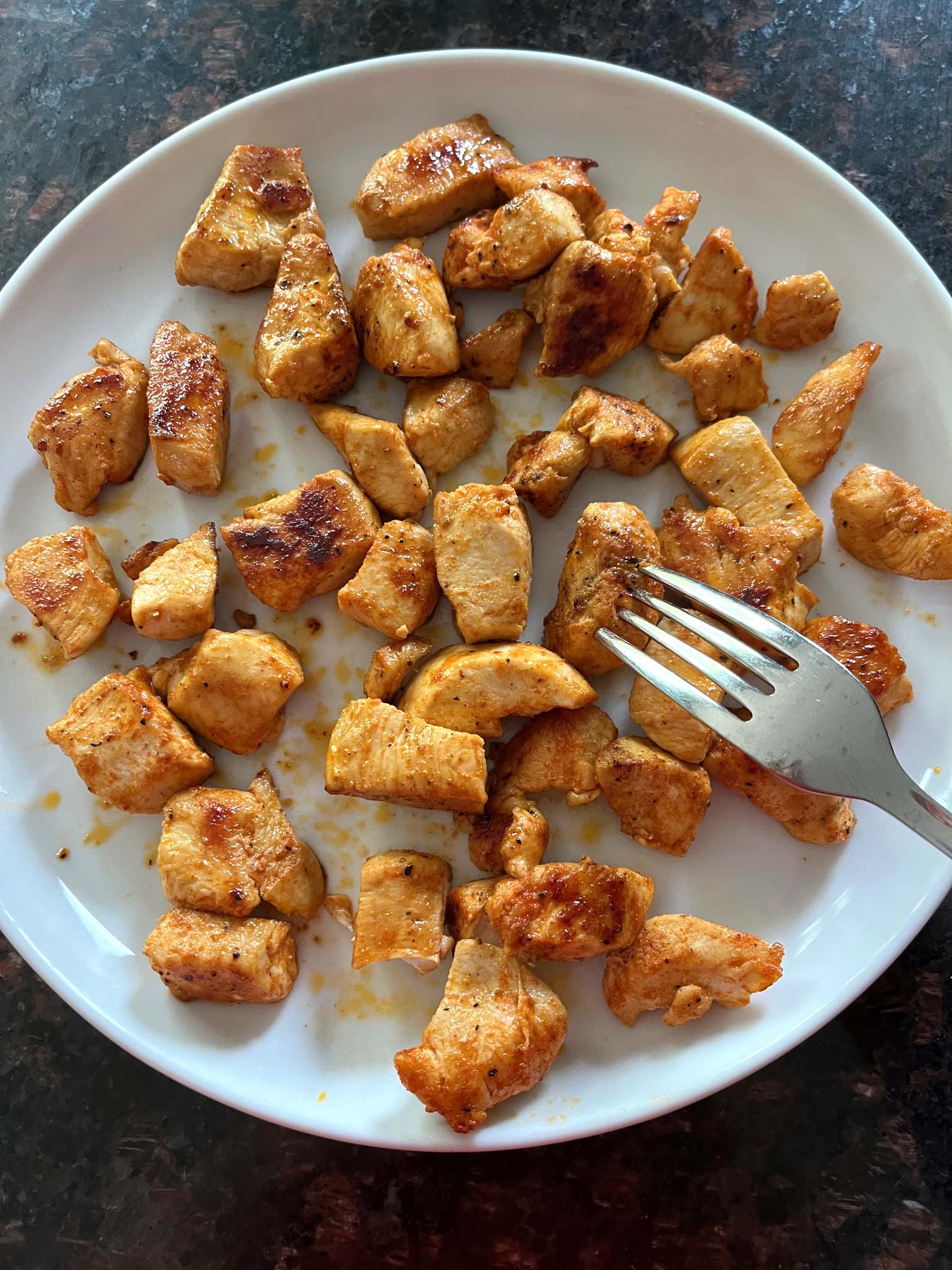 Pan Fried Diced Chicken Breast Recipe – Quick And Healthy! – Melanie Cooks