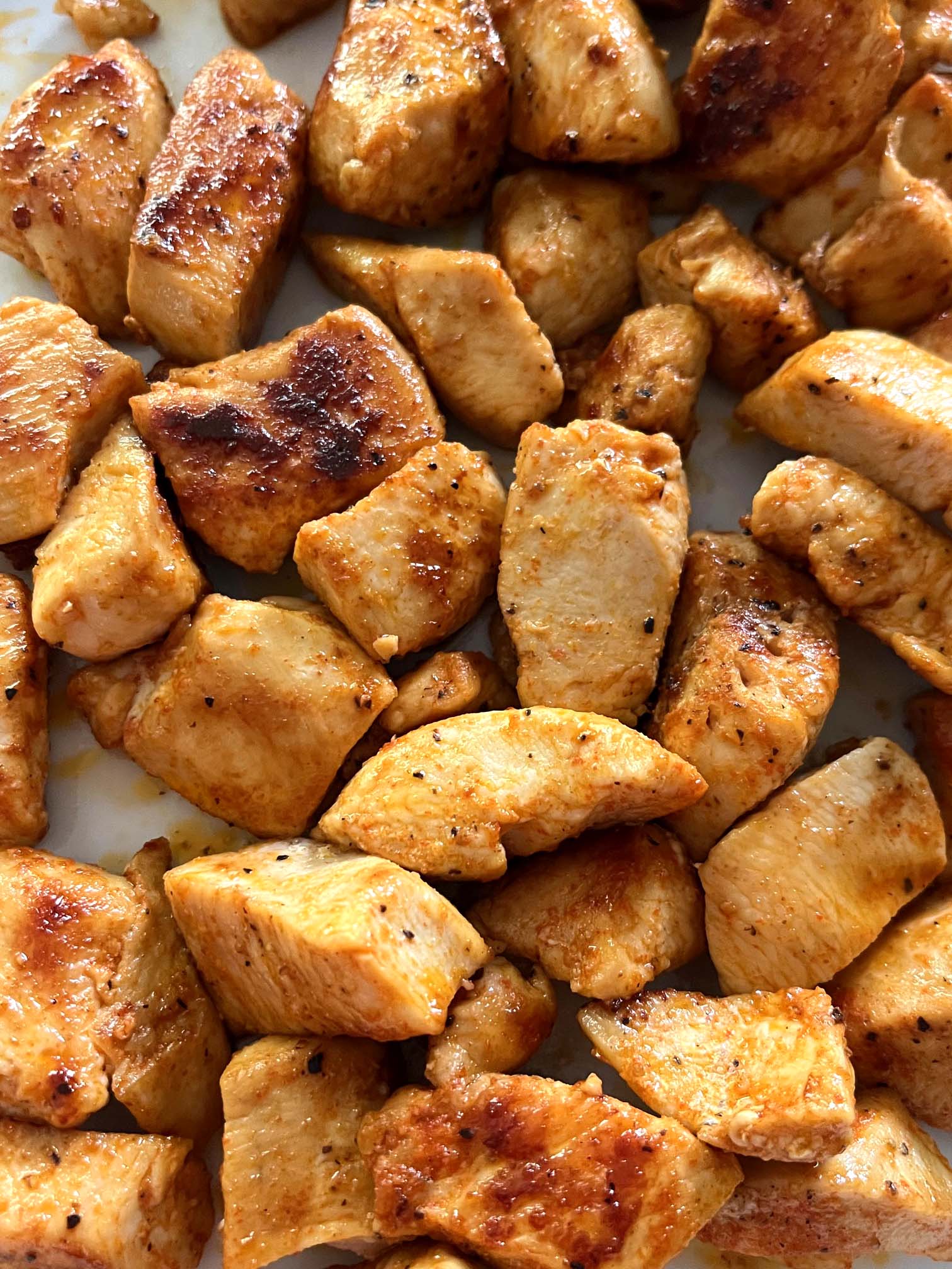 Pan Fried Diced Chicken Breast Recipe – Quick And Healthy! – Melanie Cooks