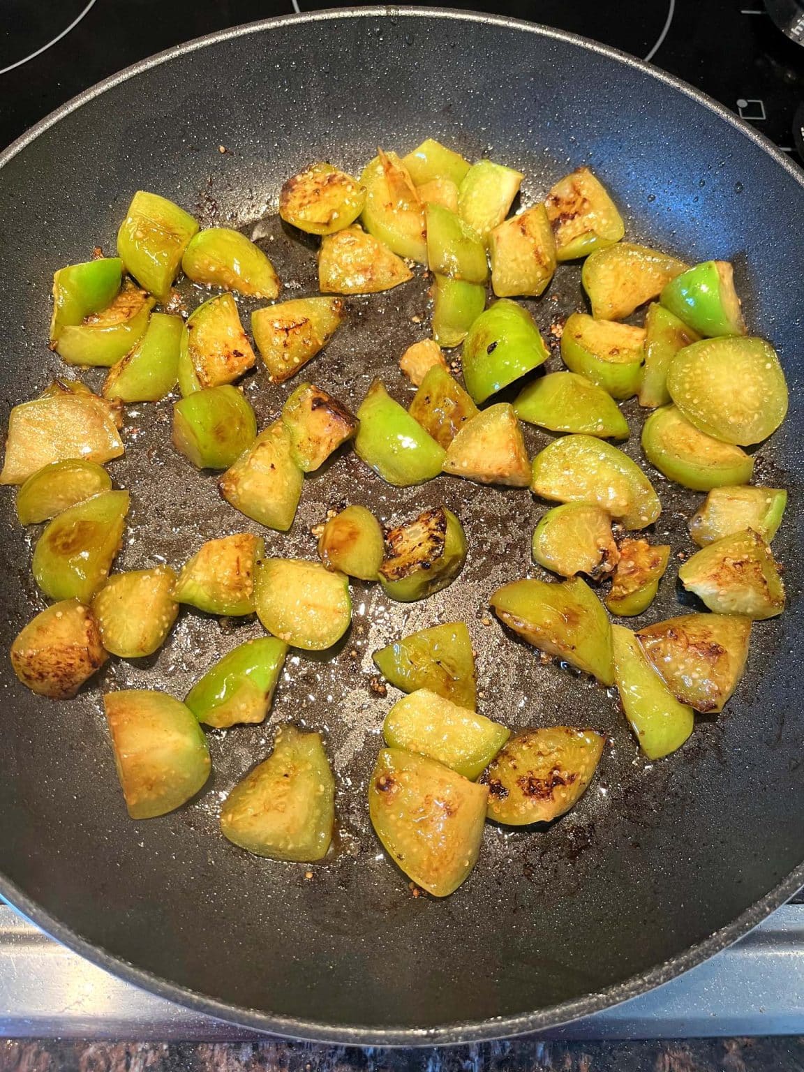 Pan Fried Tomatillos Recipes – Melanie Cooks