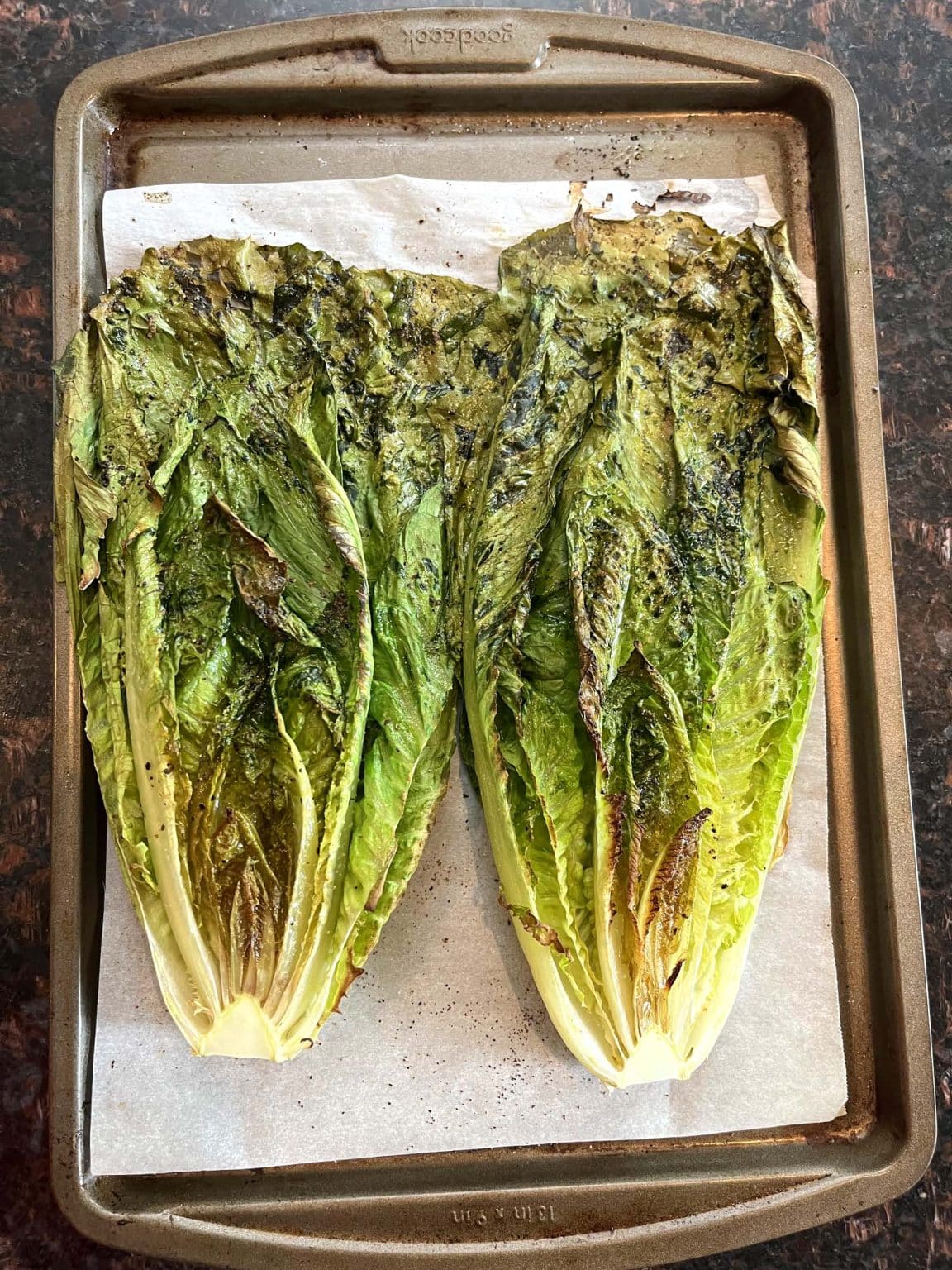 Roasted Romaine Lettuce Hearts Recipe – Melanie Cooks
