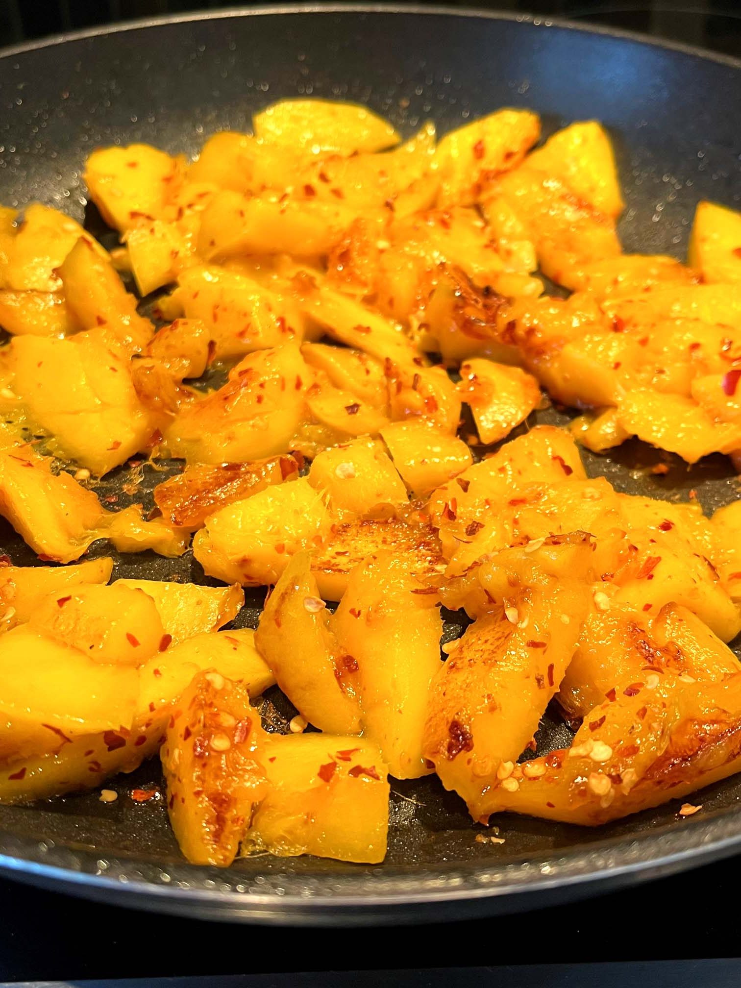 Spicy Fried Mango Recipe – Melanie Cooks