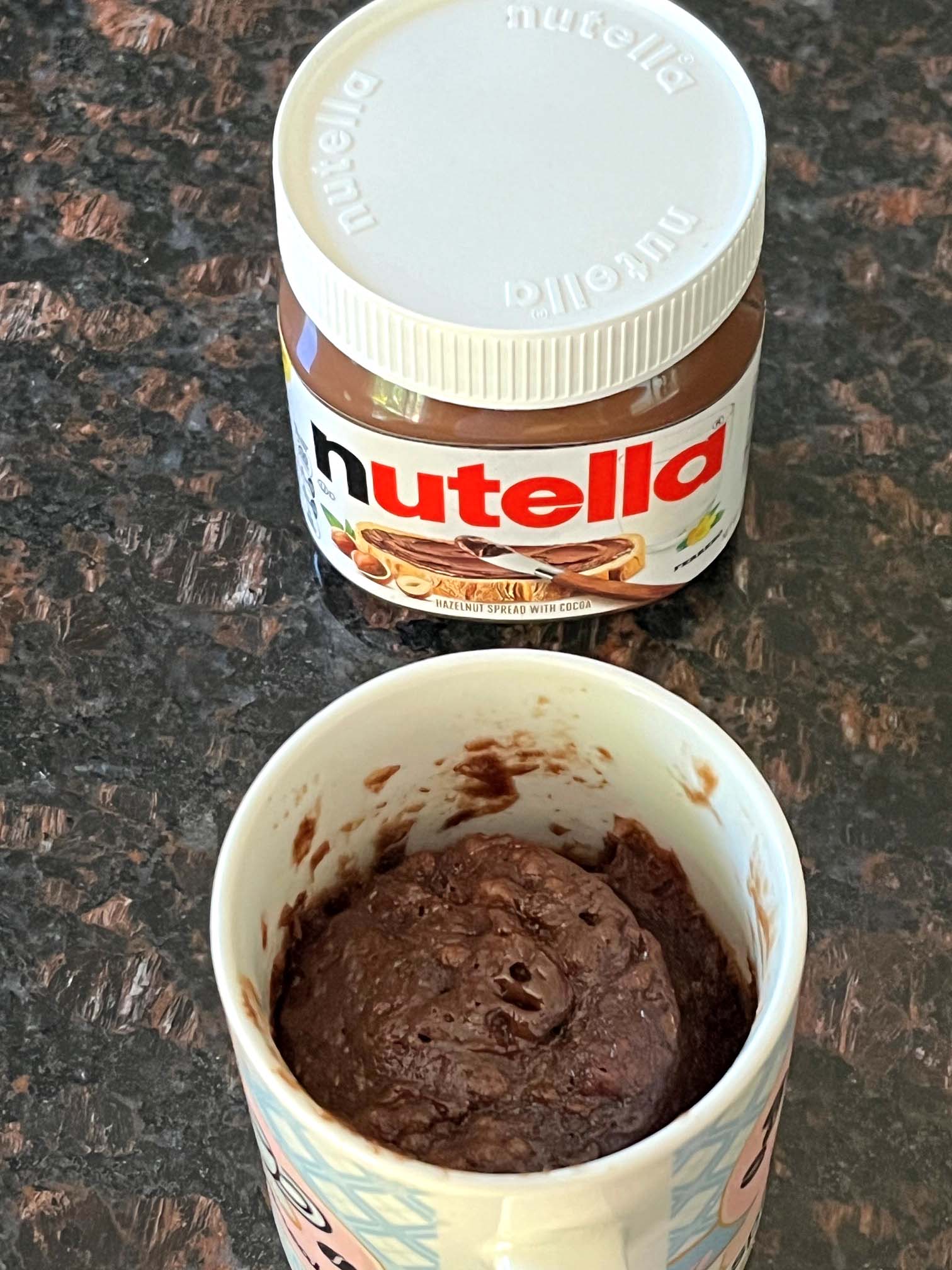 Quick Microwave Nutella Mug Brownie Recipe – Melanie Cooks