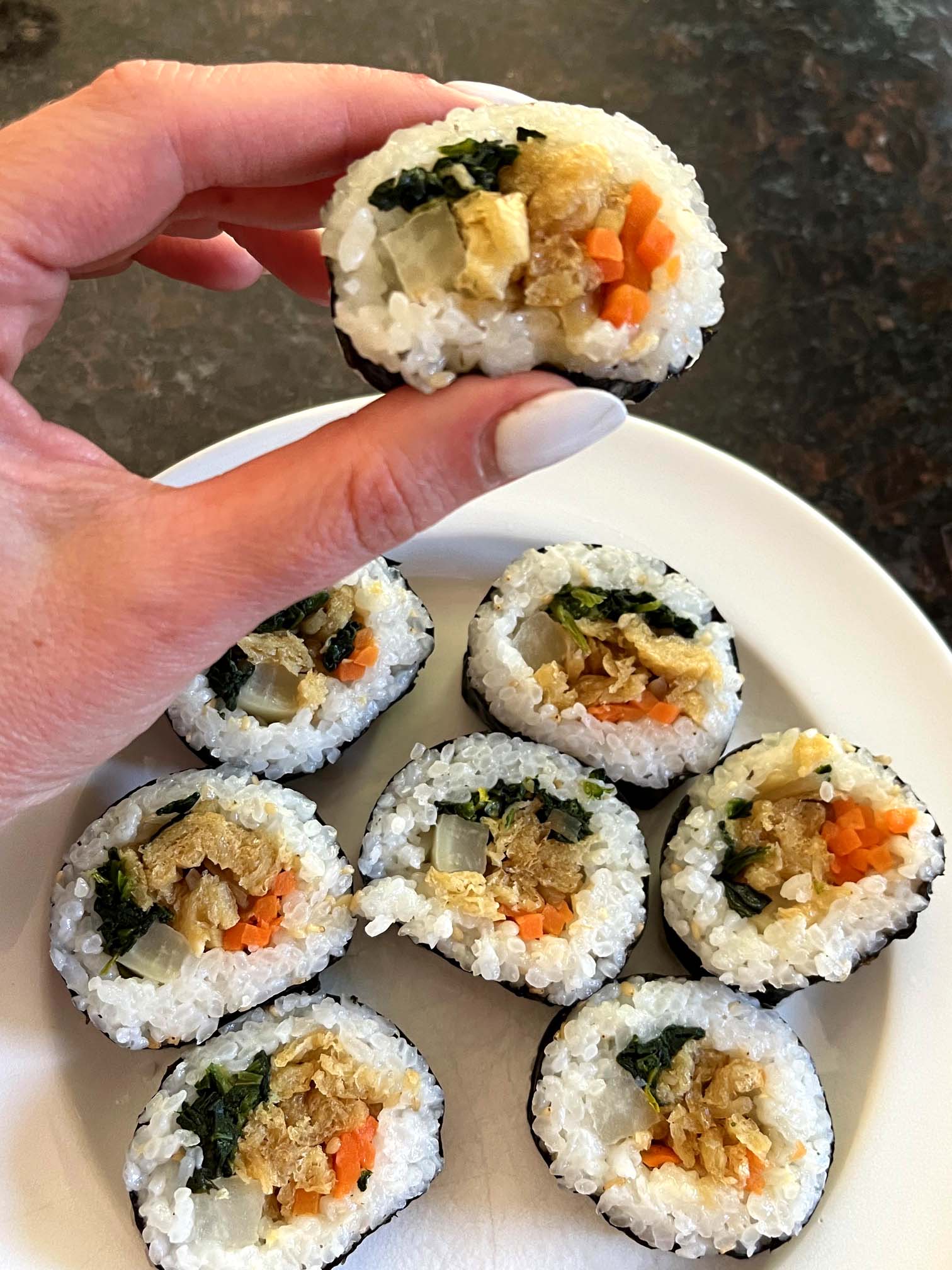 Trader Joe’s Frozen Kimbap Sushi Rolls – Melanie Cooks