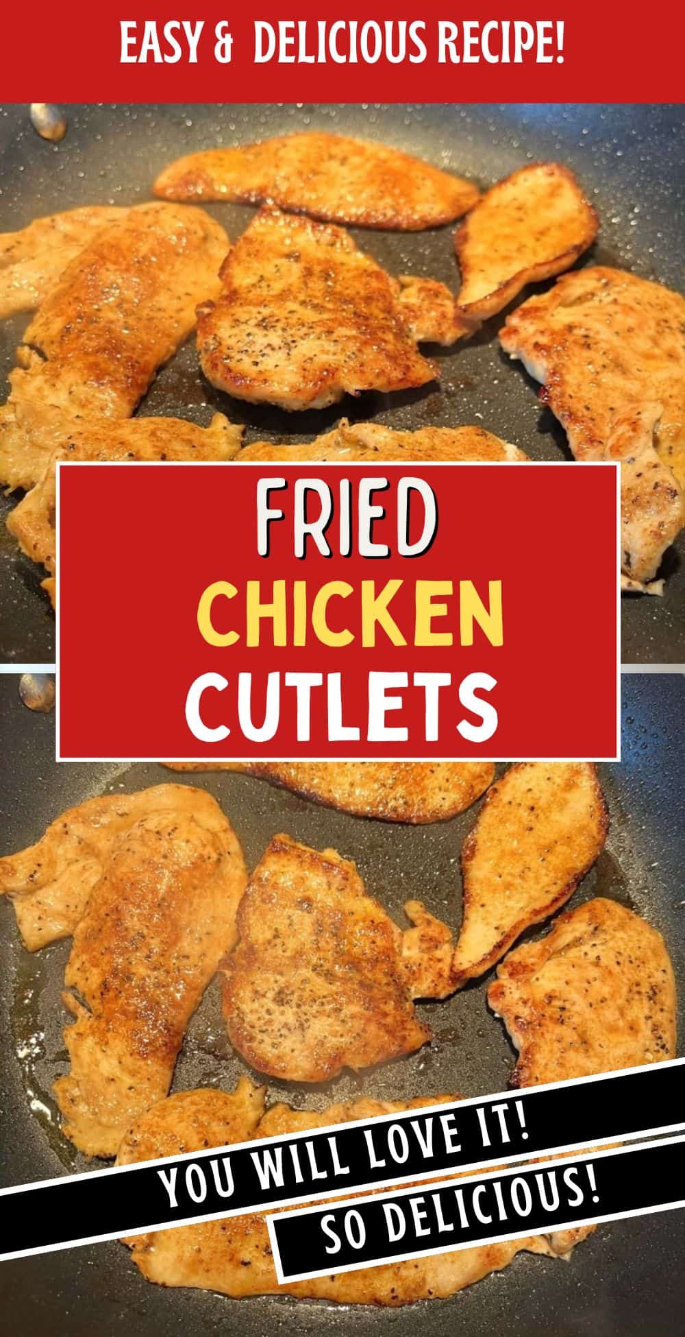 Pan Fried Thin Chicken Cutlets Recipe – No Breading, Simple & Healthy ...