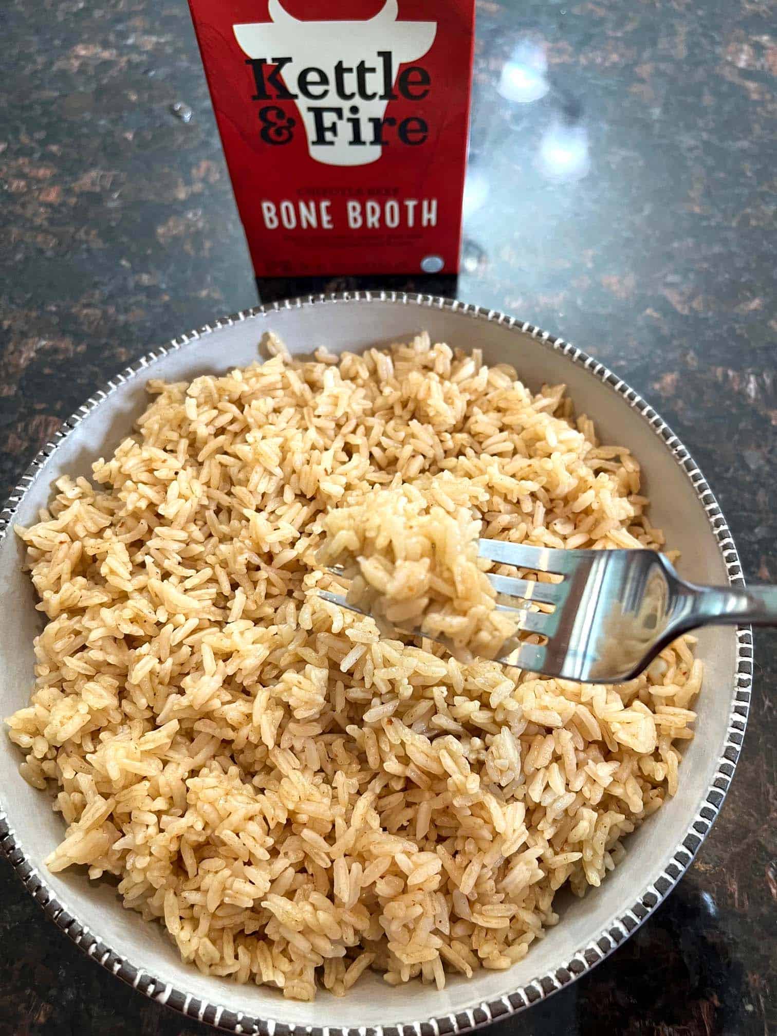 Bone Broth Rice – Add Protein By Cooking Rice In Bone Broth – Melanie Cooks