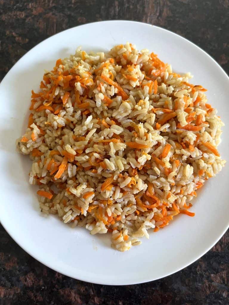 Carrot Rice Recipe – Easy, Quick And Healthy Side Dish – Melanie Cooks
