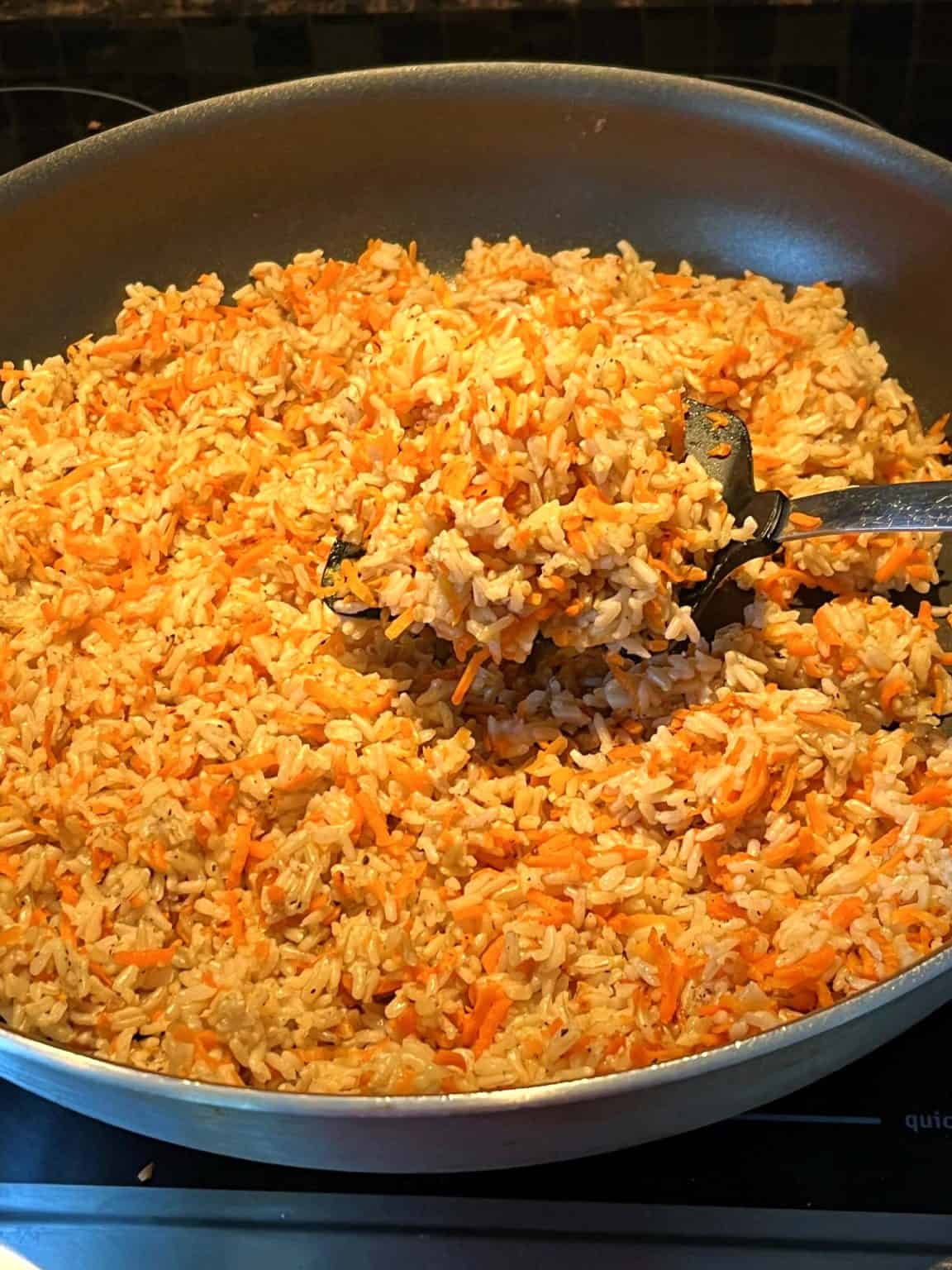 Carrot Rice Recipe – Easy, Quick And Healthy Side Dish – Melanie Cooks