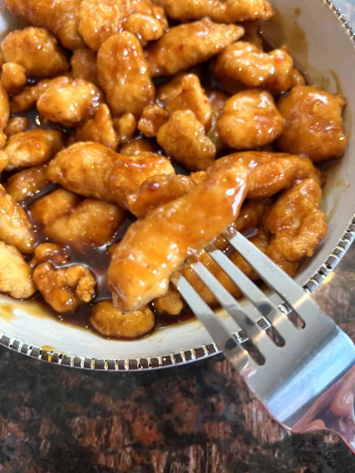 Frozen General Tso’s Chicken in the Air Fryer – Melanie Cooks