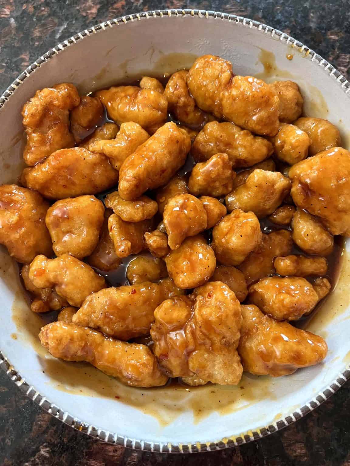 Frozen General Tso’s Chicken in the Air Fryer – Melanie Cooks