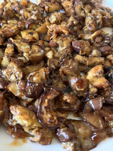 Pan Fried Chinese Eggplant Recipe With Garlic Sauce Melanie Cooks