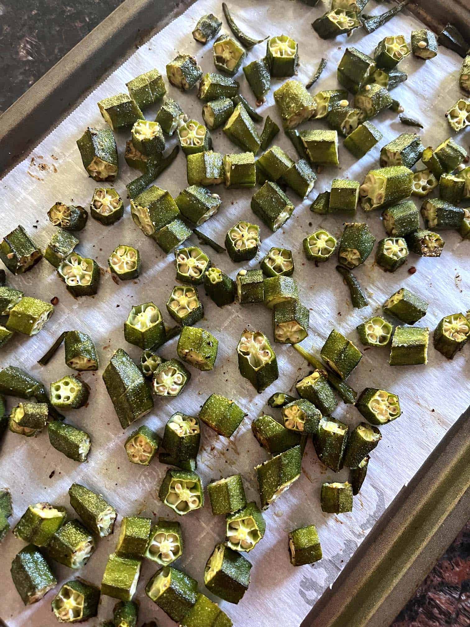 Oven Roasted Okra Recipe – Crispy, Not Slimy! – Melanie Cooks