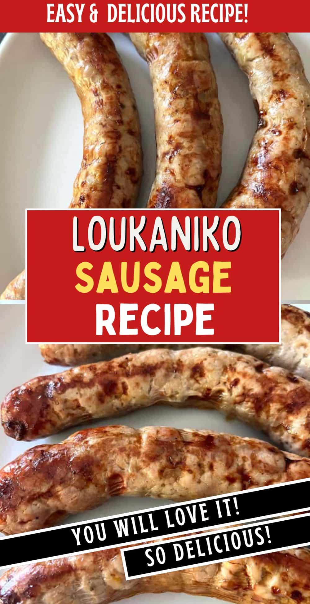 Air Fryer Loukaniko Greek Sausage Recipe – Melanie Cooks