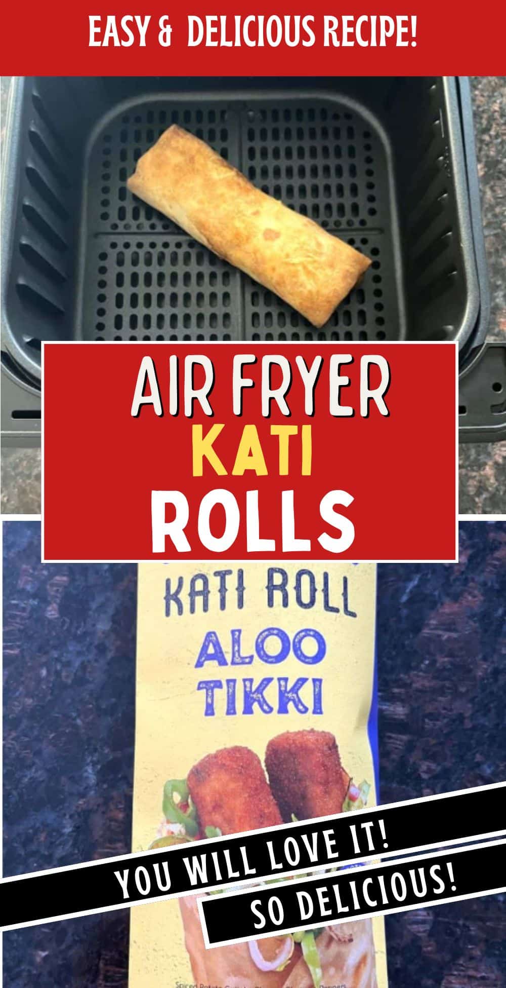 Air Fryer Frozen Kati Rolls – So Easy, Quick & Crispy! – Melanie Cooks