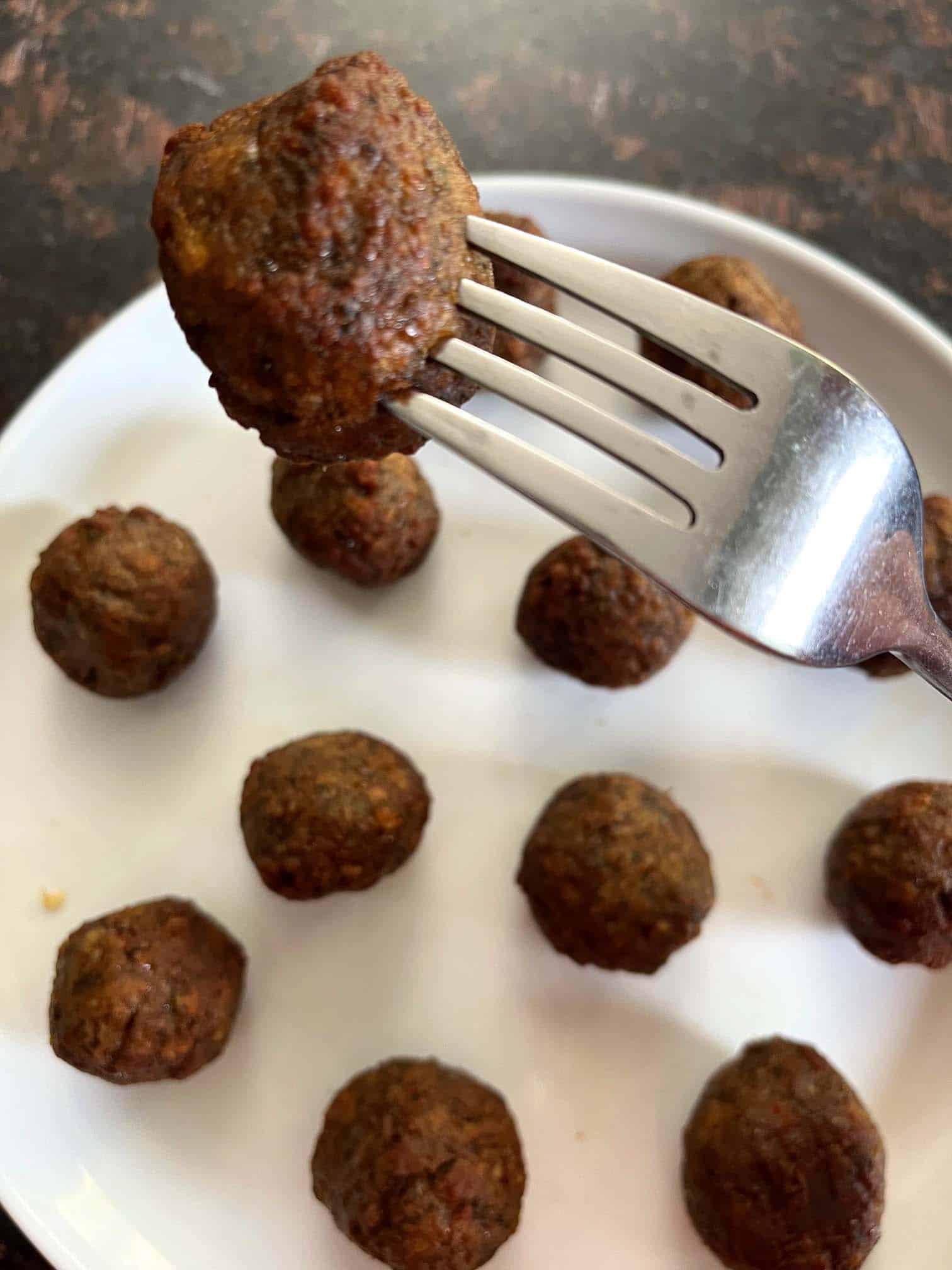 Air Fryer Impossible Vegan Meatballs – Plant-Based Protein Main Dish ...