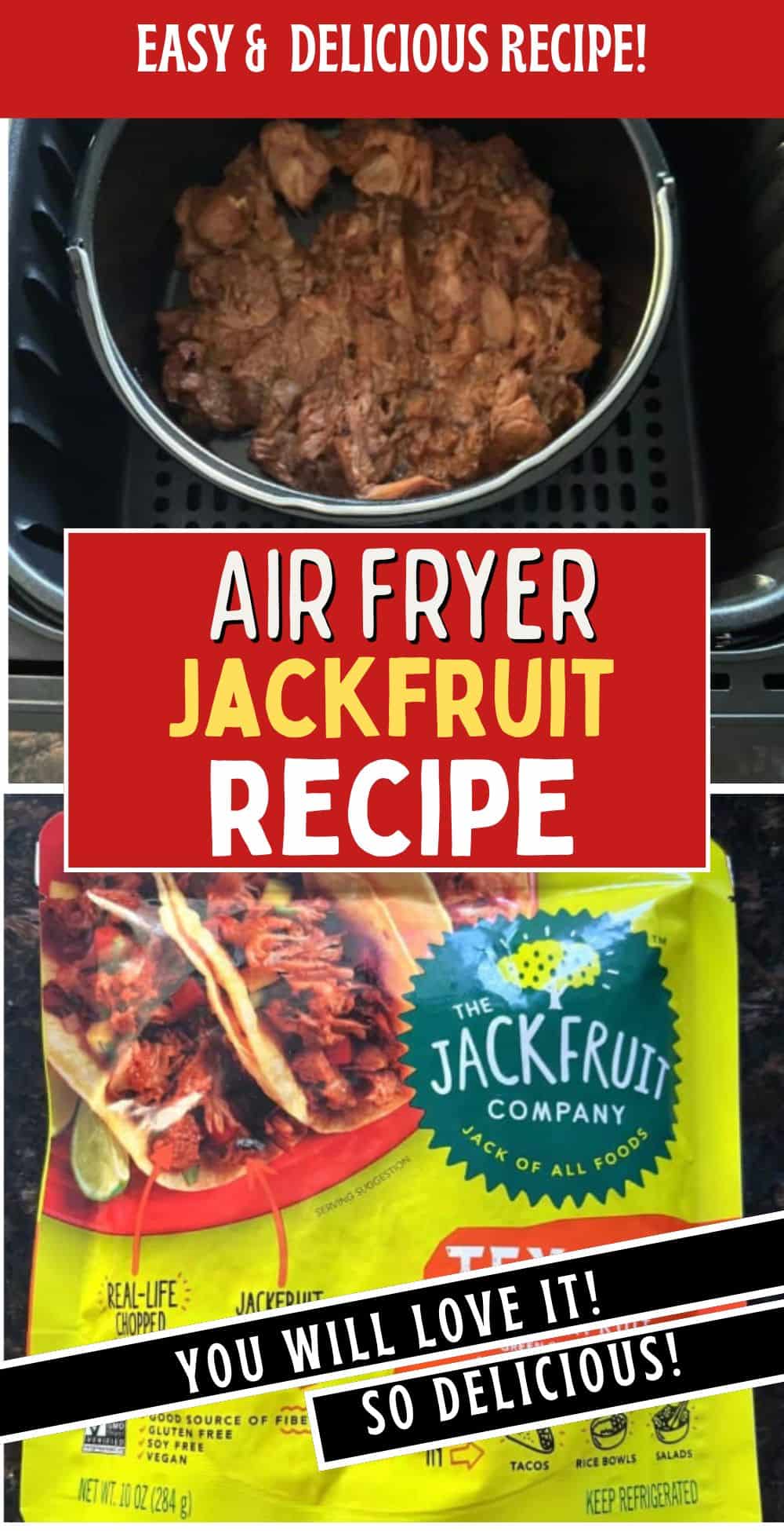 Air Fryer Jackfruit Recipe – Healthy Vegan Taco Meat Alternative ...