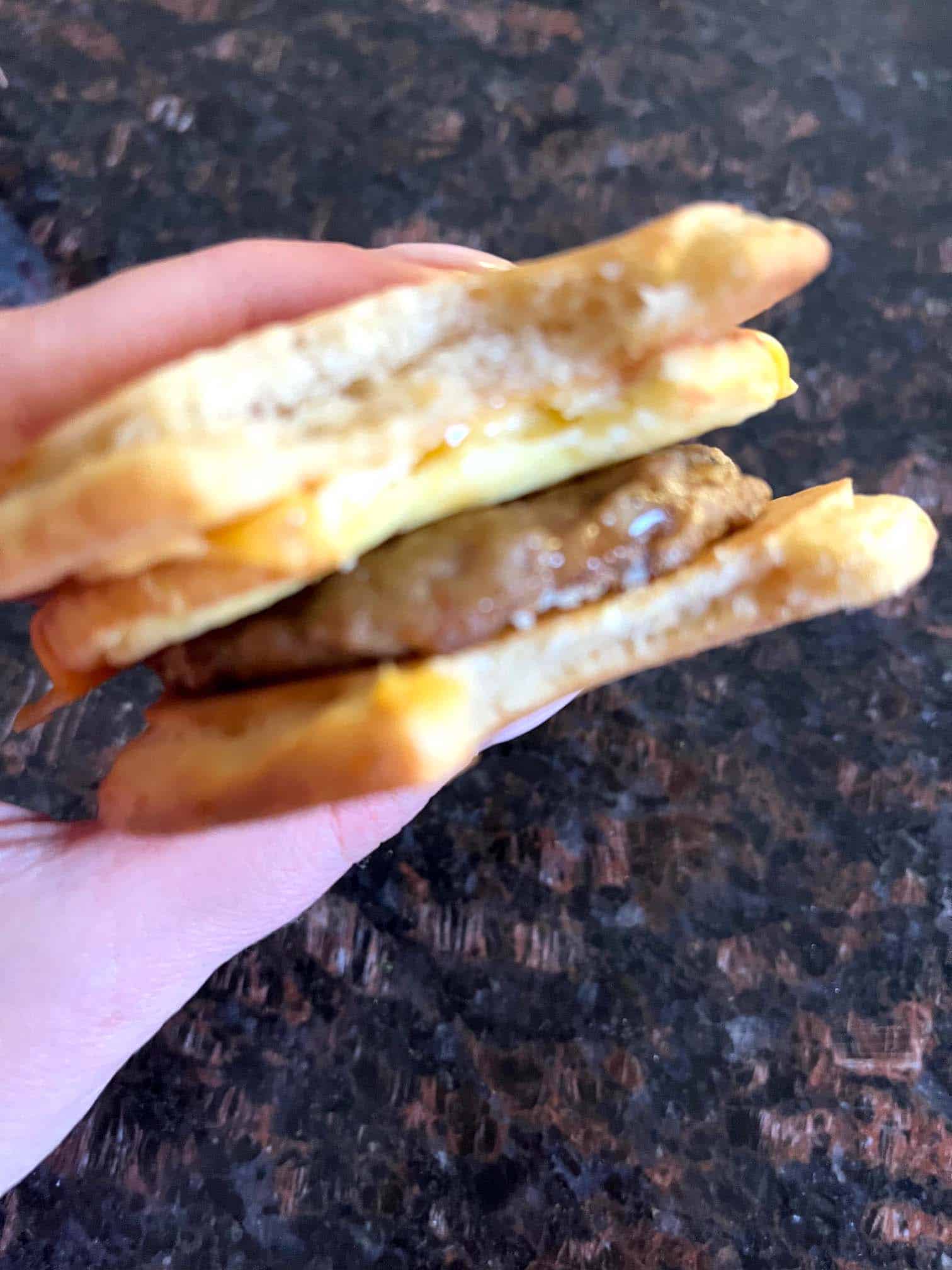Air Fryer Jimmy Dean Maple Griddle Cake Sandwich (7 Minutes)! – Melanie ...