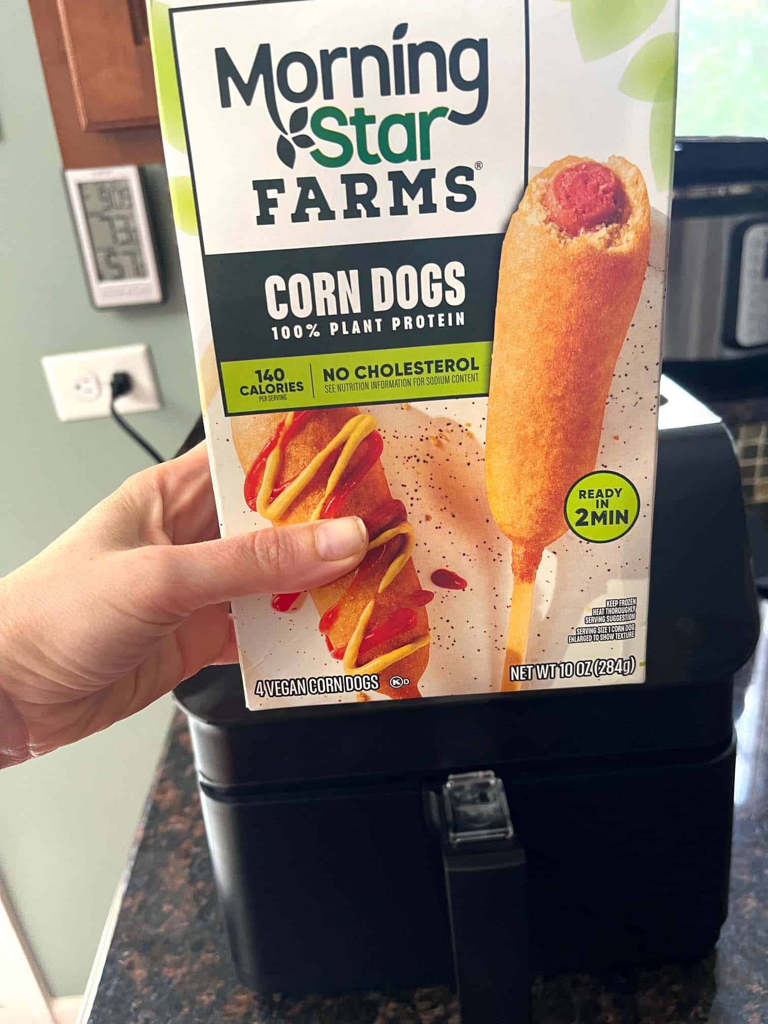 Air Fryer Morningstar Vegan Corn Dogs – Melanie Cooks