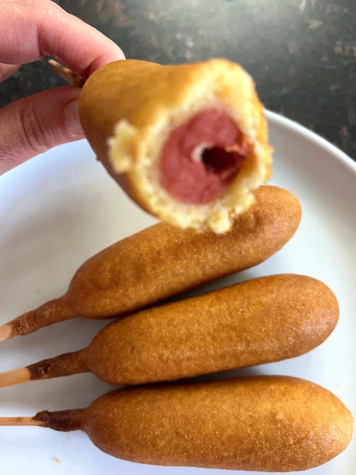 Air Fryer Morningstar Vegan Corn Dogs – Melanie Cooks
