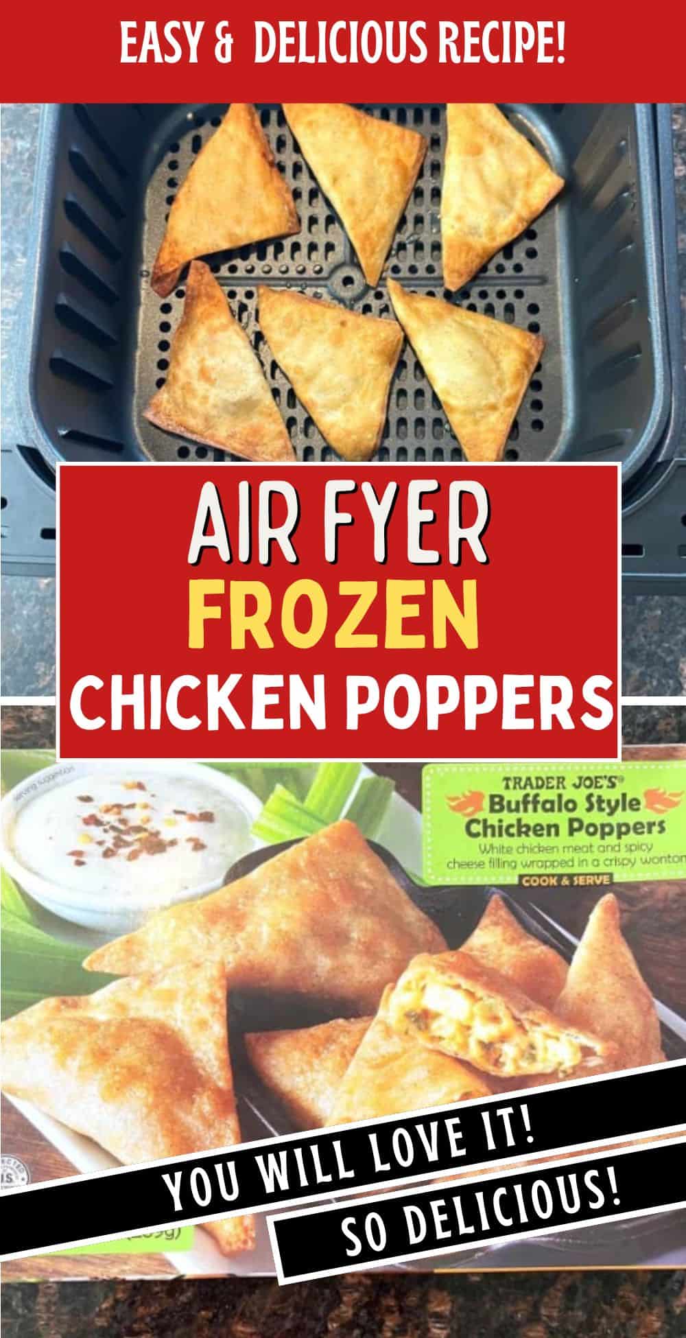 Crispy Air Fryer Frozen Chicken Poppers – Ready In 8 Minutes! – Melanie ...