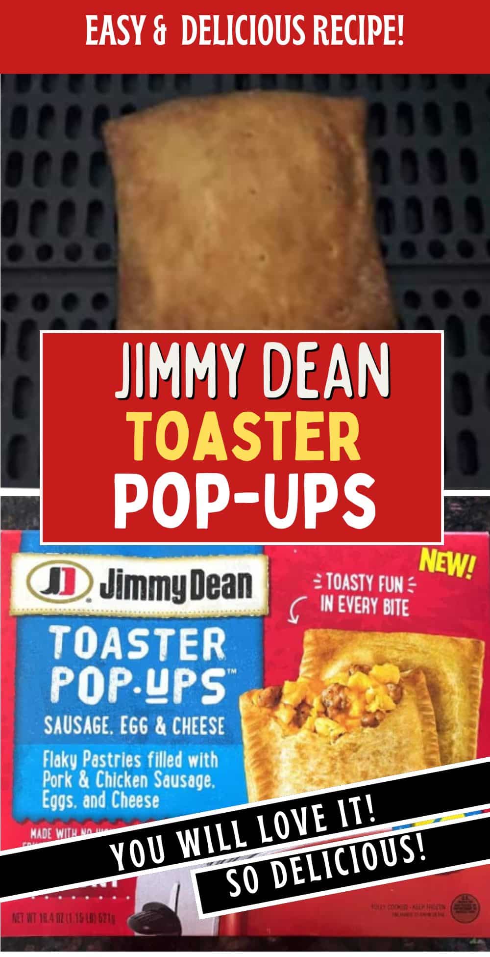 Jimmy Dean Toaster Pop-Ups In The Air Fryer – Melanie Cooks