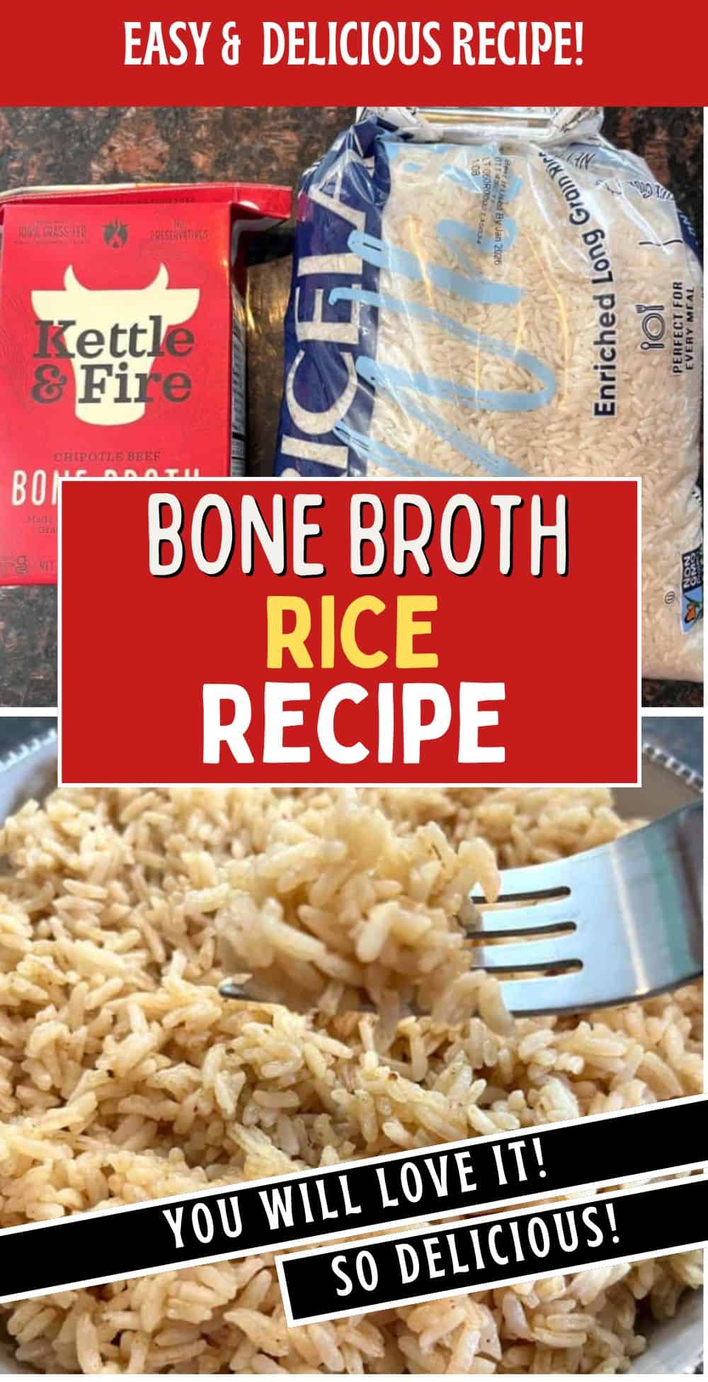 Bone Broth Rice – Add Protein By Cooking Rice In Bone Broth – Melanie Cooks