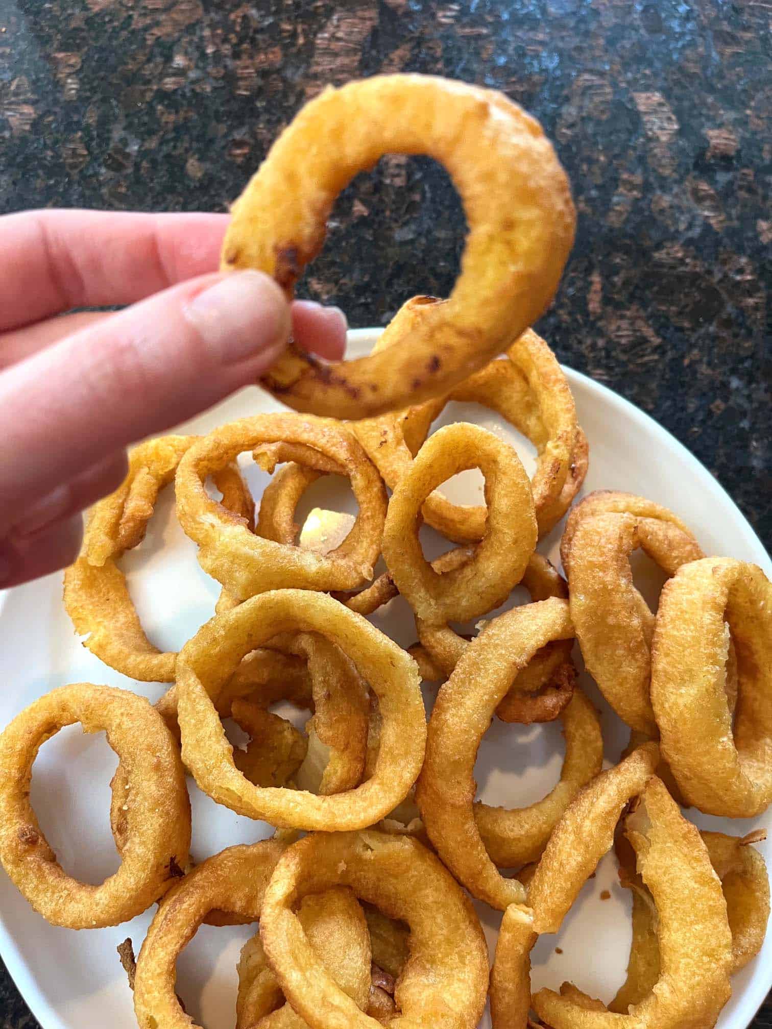 Nathan’s Thick Sliced Battered Onion Rings In Air Fryer – So Crispy ...
