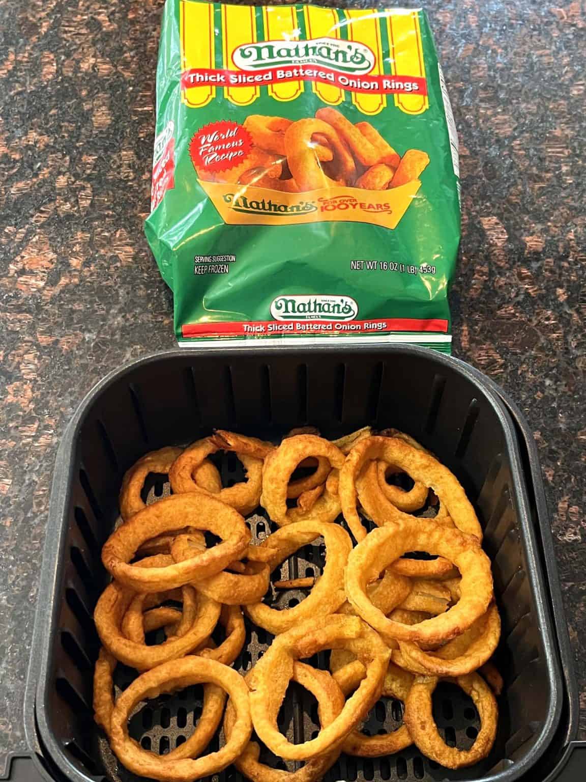 Nathan’s Thick Sliced Battered Onion Rings In Air Fryer – So Crispy ...
