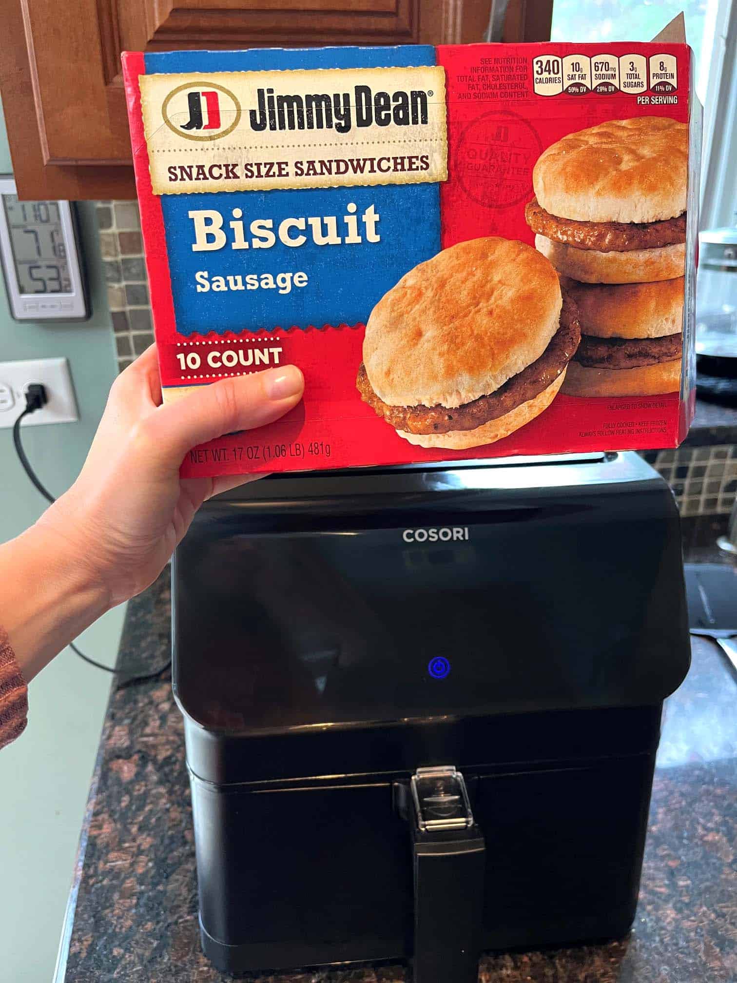 Jimmy Dean Biscuit Sausage Sandwiches In Air Fryer: Easy Crispy ...